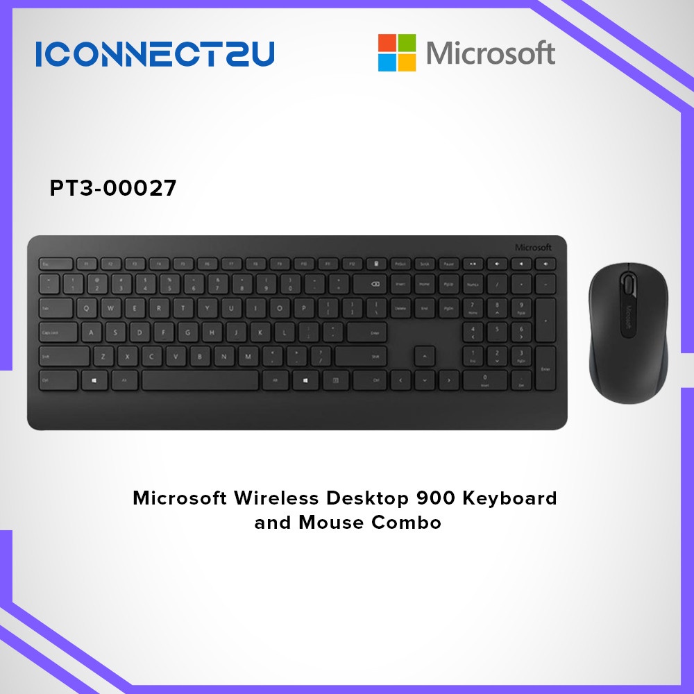Microsoft Desktop 900 Wireless Keyboard and Mouse Combo (PT3-00027 ...