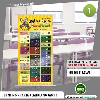 💥READY STOCK 💥 Banner Bunting Cemerlang Jawi - BBM Jawiku Banner Jawi ...