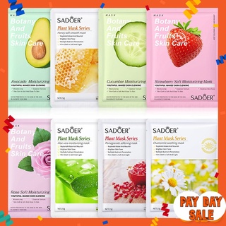 ABBY SADOER Fruit Plant Extract Moisturizing Hydrating Facial Face Mask 25g | Shopee Malaysia