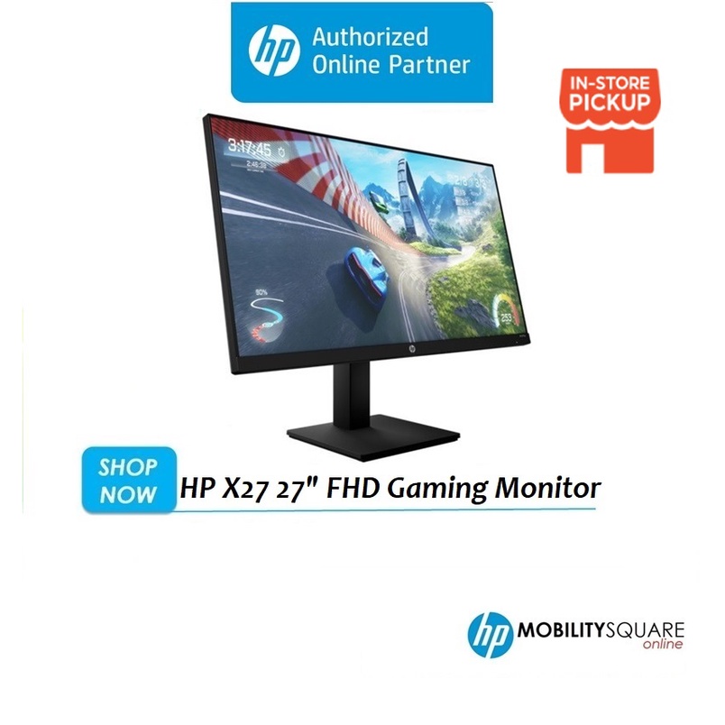 HP X27 27" FHD Gaming Monitor (2V6B3AA) | Shopee Malaysia