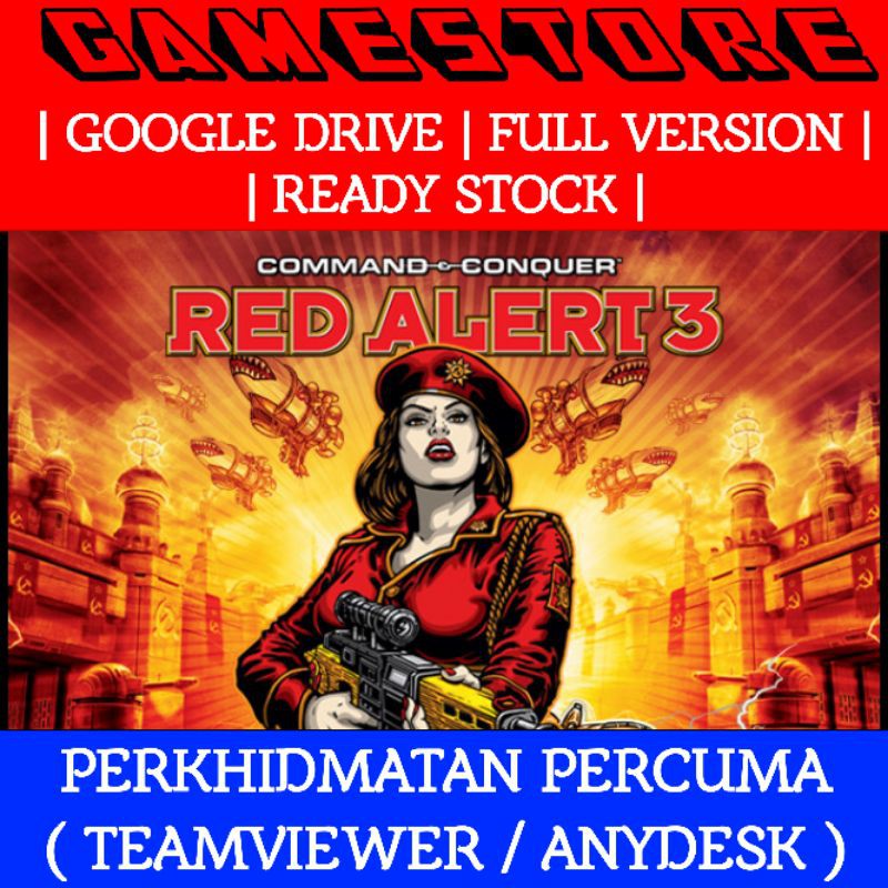 COMMAND & CONQUER RED ALERT 3 [ PC GAMES ] | Shopee Malaysia
