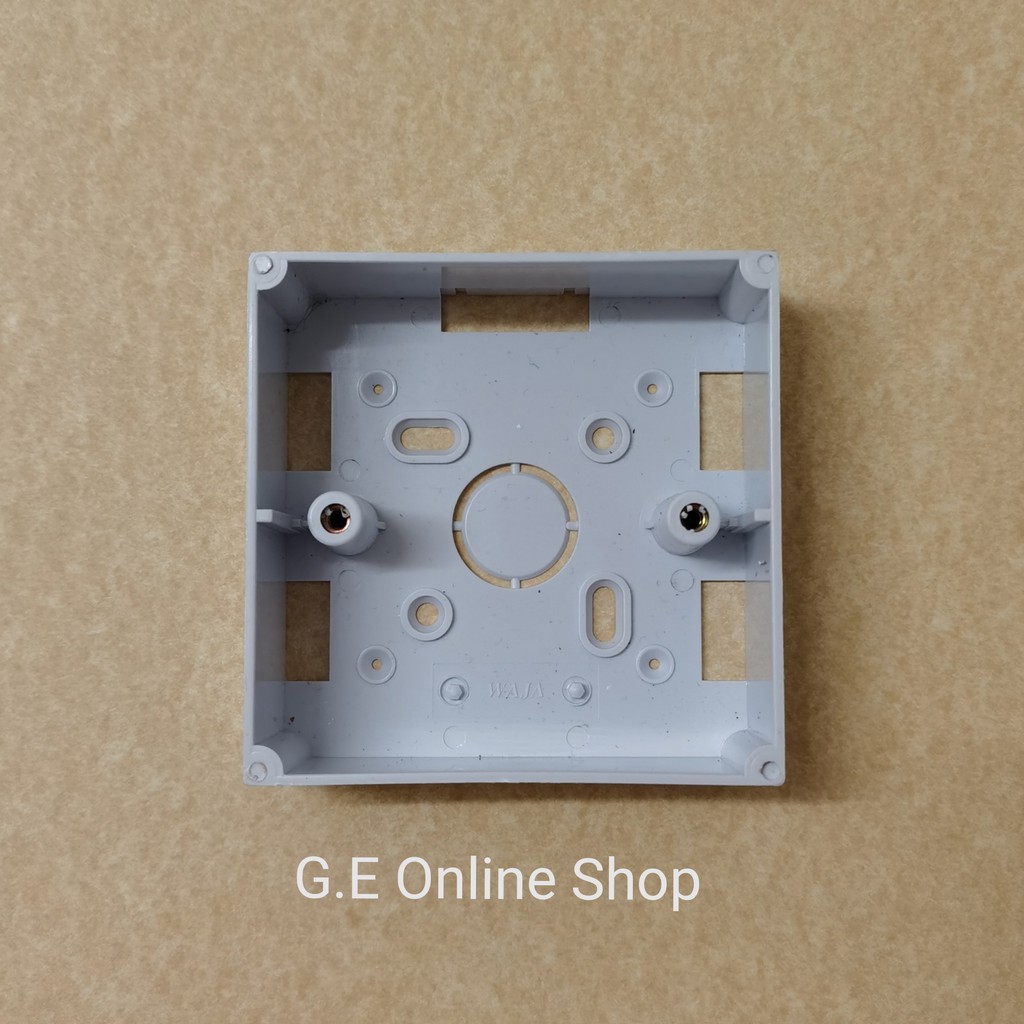 PVC Box Surface Type Nut Box / Electrical Box / Base 3x3 | Shopee Malaysia