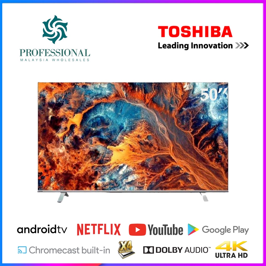 Toshiba 4K UHD Android TV 50 inch 50C350KP | Shopee Malaysia