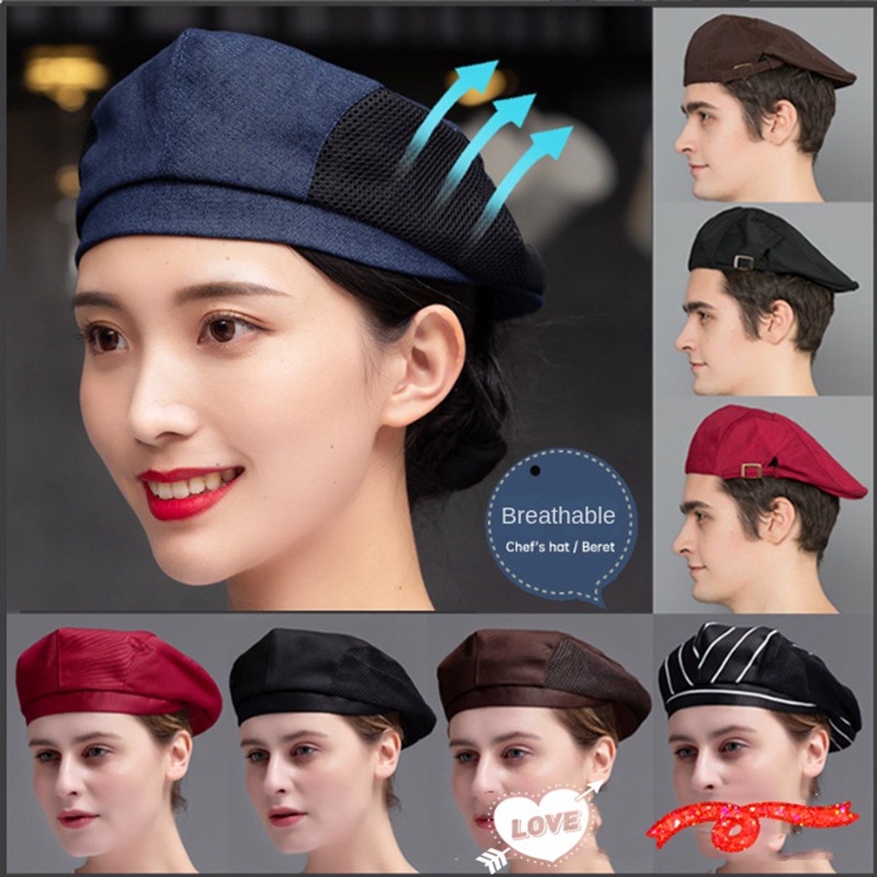 Ready Stock Cowboy Chef Hat Fast Food Restaurant Work Beret Cafe Hotel ...