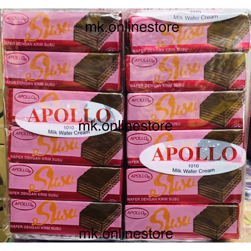 Apollo Milk (susu) Wafer 1010 (12pcs/pack) | Shopee Malaysia