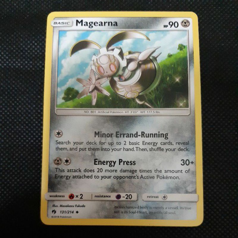 Pokemon Card TCG: Magearna 131/214 (NON HOLO) 100% Original Pokemon ...