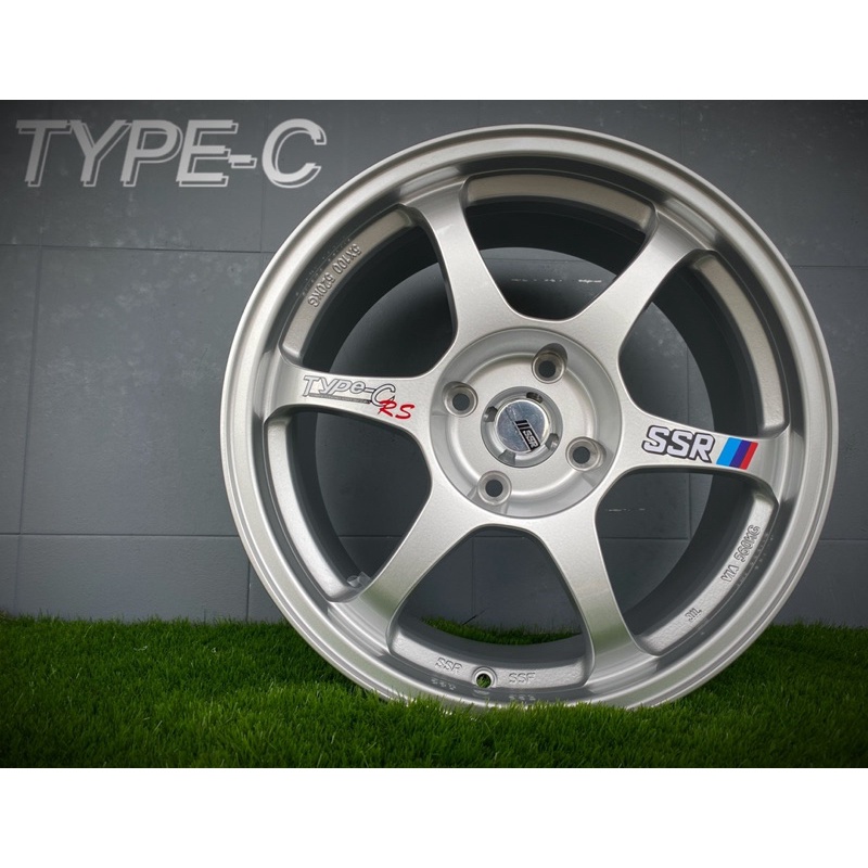 SSR Type-c 17x8jj 4x114.3 et35 silver/GM New rim johorbaru | Shopee ...
