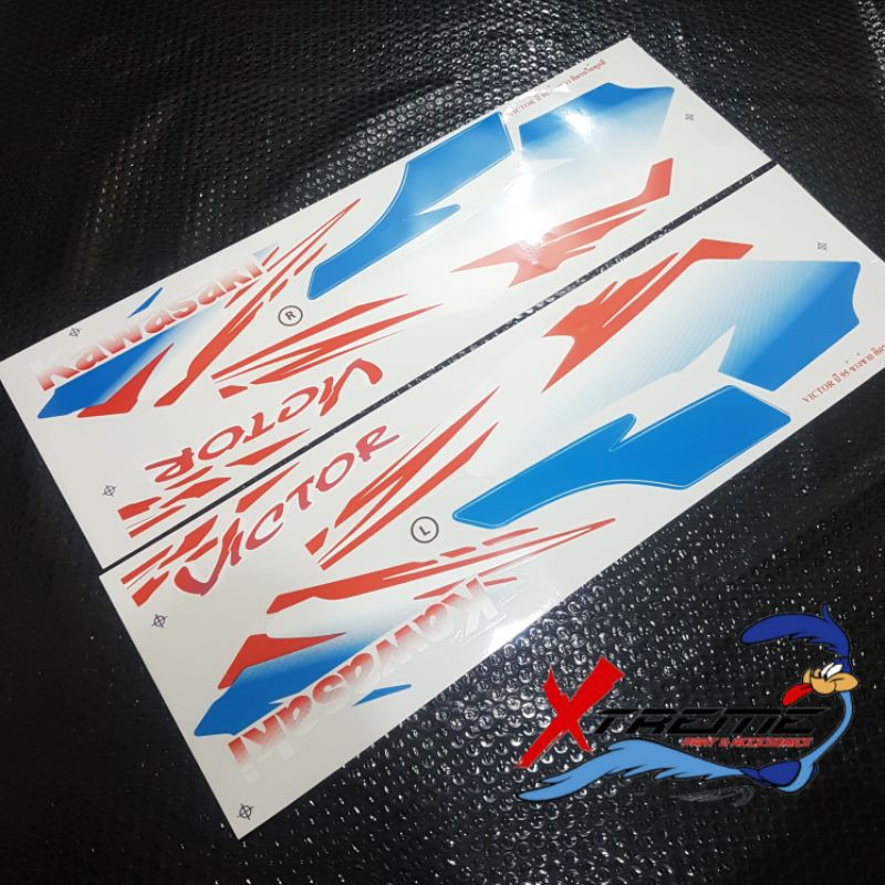 Striping Victor 95 Ninja R SS Original Thailand Sticker | Shopee Malaysia