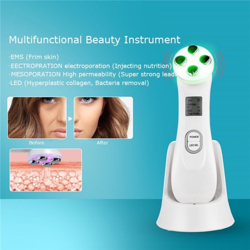 5 in 1 LED Blue Light Therapy Skin Tightening rejunation machine ...