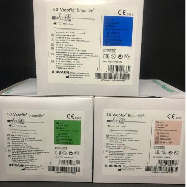 Vasofix Braunule ( 18G/20G/22G) | Shopee Malaysia