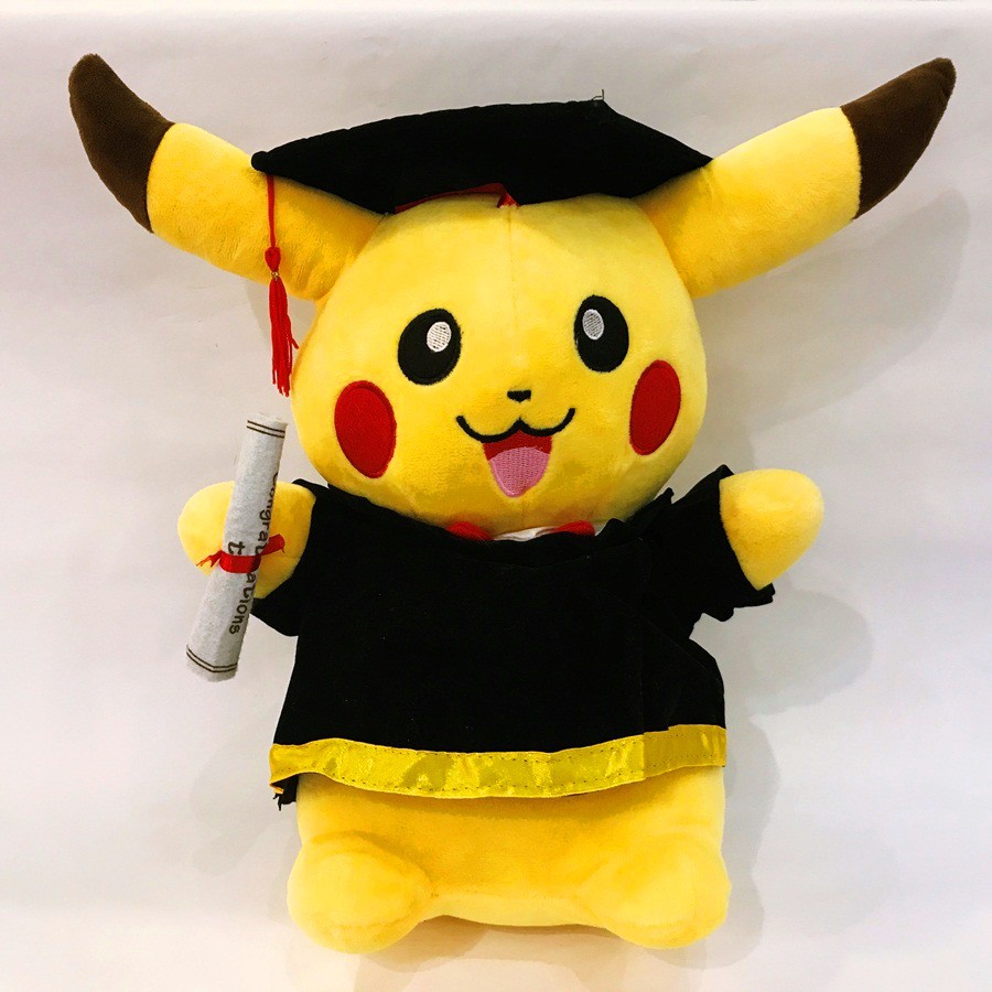 Pokemon Pikachu Graduation Soft Toy (38CM) | Shopee Malaysia