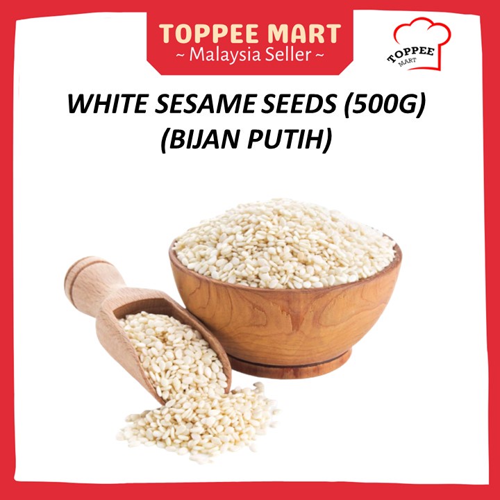 WHITE SESAME Seeds 500g Bijan Putih 白芝麻 | Shopee Malaysia