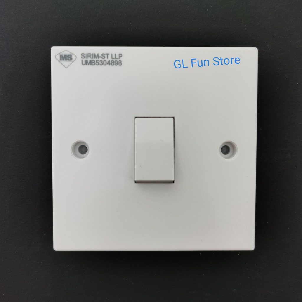 UMS 1 Gang 1 Way Switch Socket Outlet (UMS201) | Shopee Malaysia