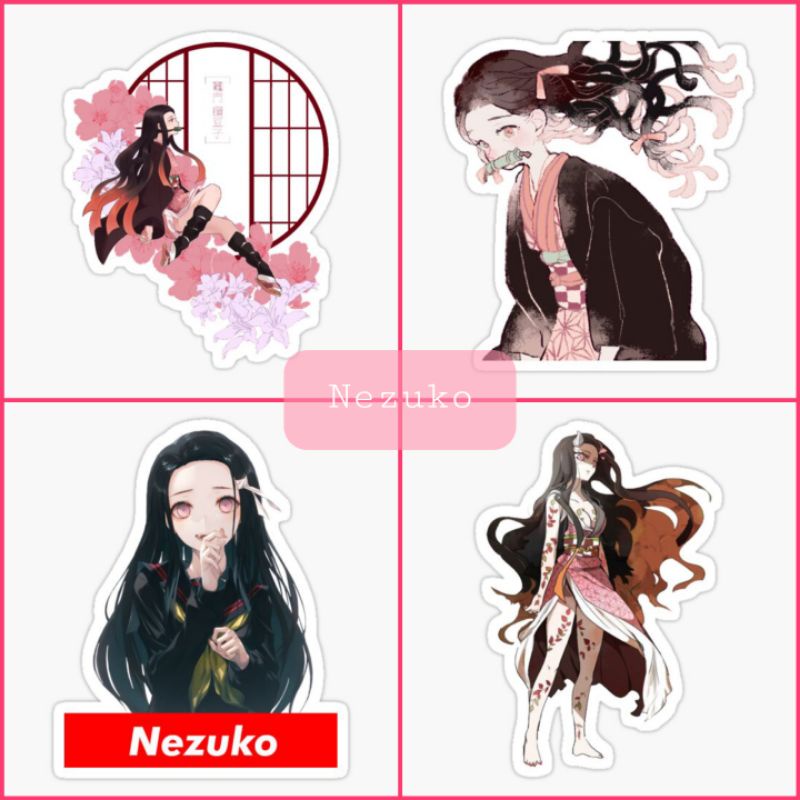 Nezuko sticker demon slayer | Shopee Malaysia