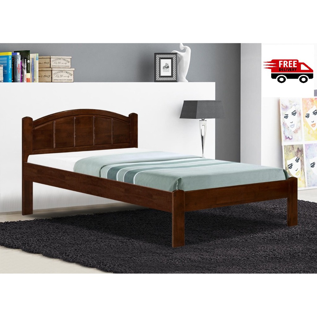 FREE DELIVERY / WOODEN SINGLE BED FRAME /SINGLE BED/ KATIL BUDAK ...