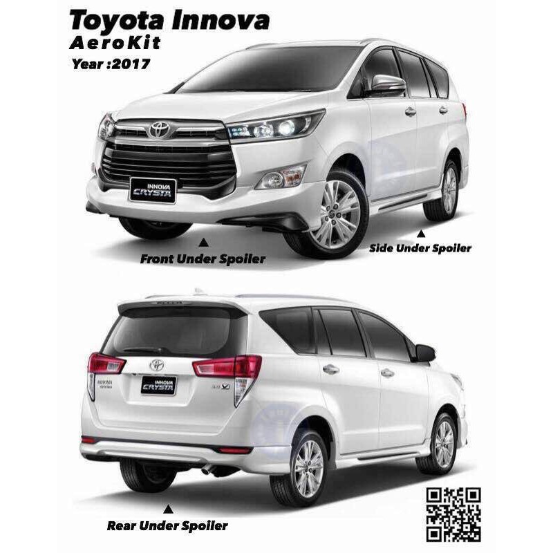 Toyota innova 2017 2018 2019 oem bodykit body kit front side rear skirt ...