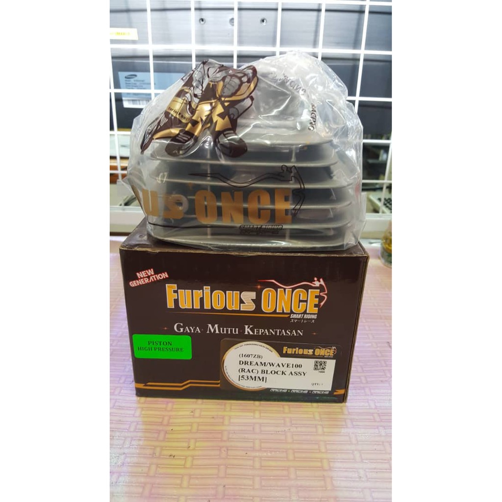 BLOCK RACING EX5 DREAM / WAVE100 53MM FURIOUS ONCE F1 | Shopee Malaysia