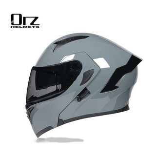 ORZ 991 Flip up Helmet Modular Motorcycle Helmet Double Lens Built-in ...