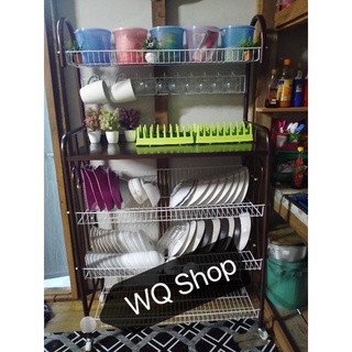 Original 3V Rak Pinggan Besi Beroda/ Cooper Steel Kitchen Dish | Shopee ...