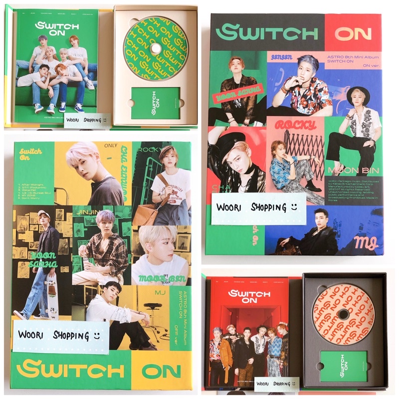 ASTRO 8th Mini Album Switch On Official Album (UNSEALED) | Shopee Malaysia