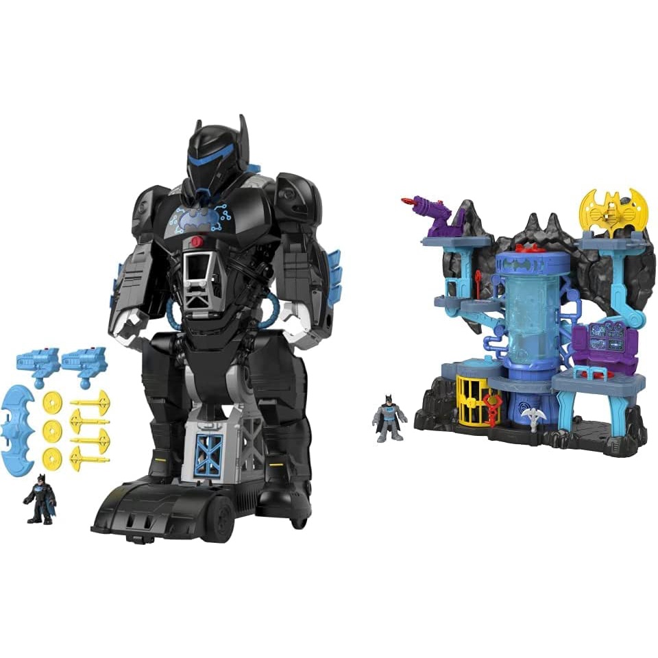 DC Super Friends Bat-Tech Batbot Transforming 2-in-1 Batman Robot and ...