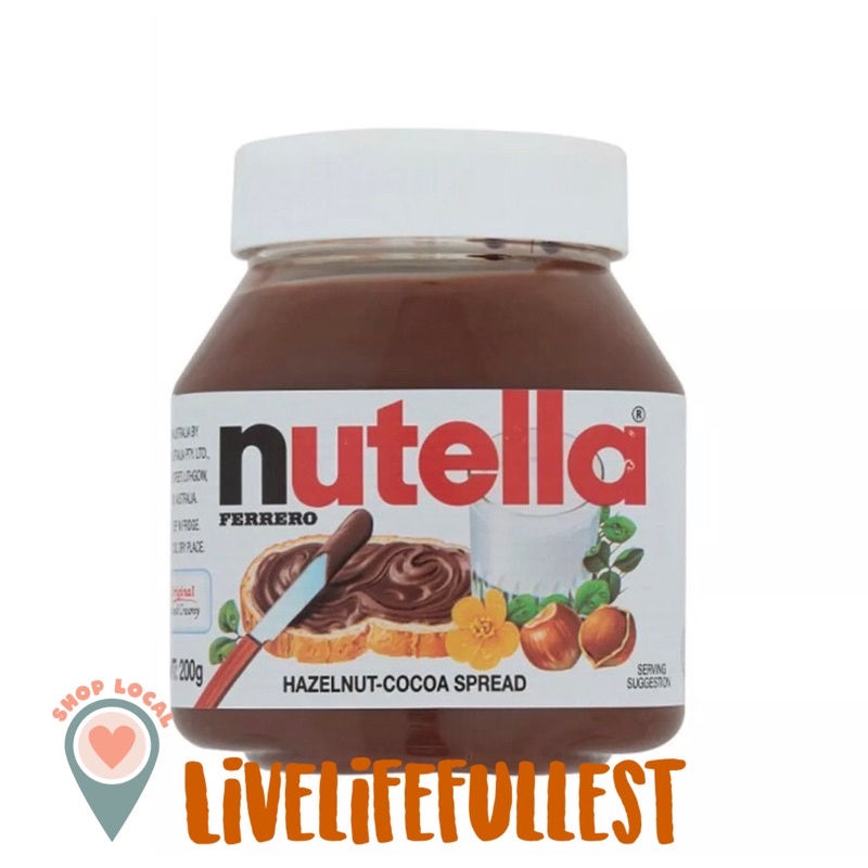 NUTELLA Ferraro Hazelnut-Cocoa Spread 200g | Shopee Malaysia