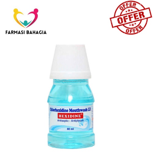 HEXIDINE CHLORHEXIDINE MOUTH GARGLE 80ML | Shopee Malaysia