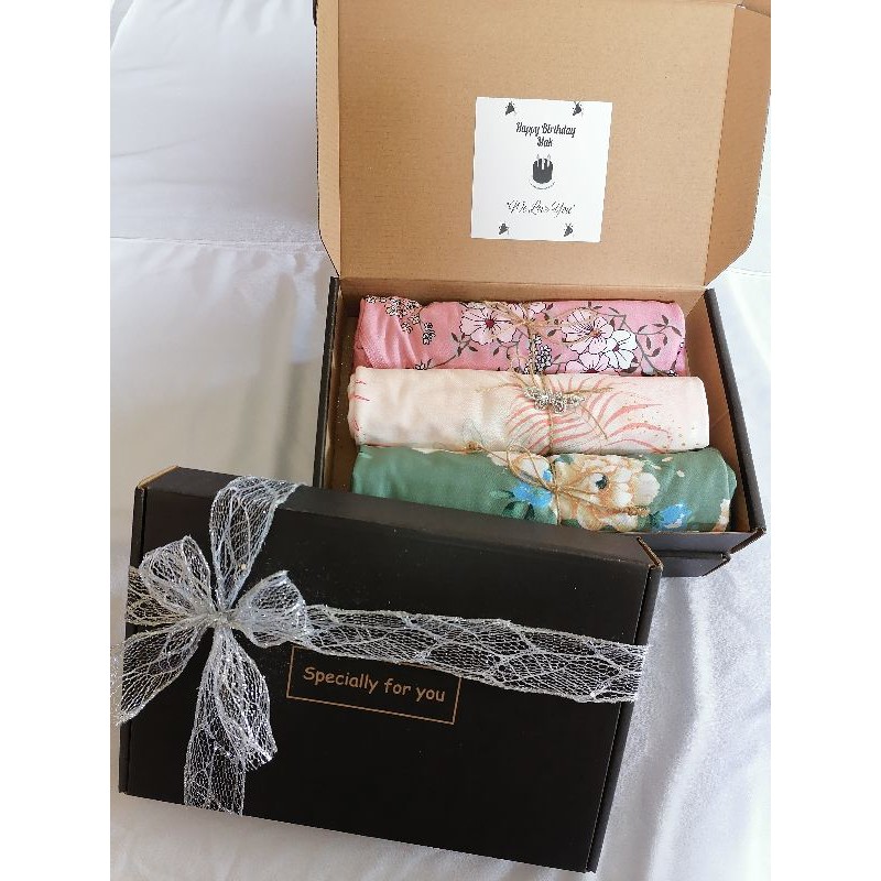 🎁ADD ON GIFT BOX & WISH CARD @ KOTAK HADIAH TUDUNG 🎁 | Shopee Malaysia
