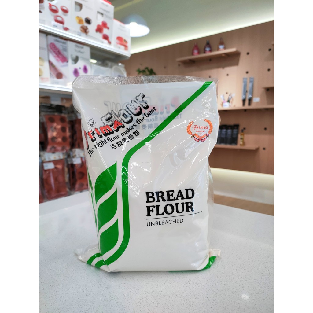 Prima Unbleached High Protein/Bread Flour / Tepung Roti - 1KG | Shopee ...