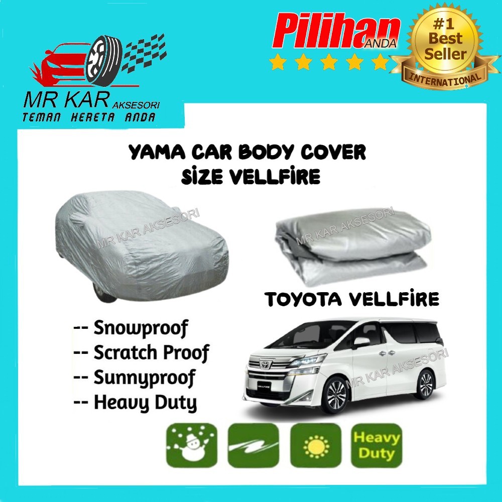 High Quality Yama Car Cover - Toyota Vellfire ~ Size Vellfire | Shopee ...