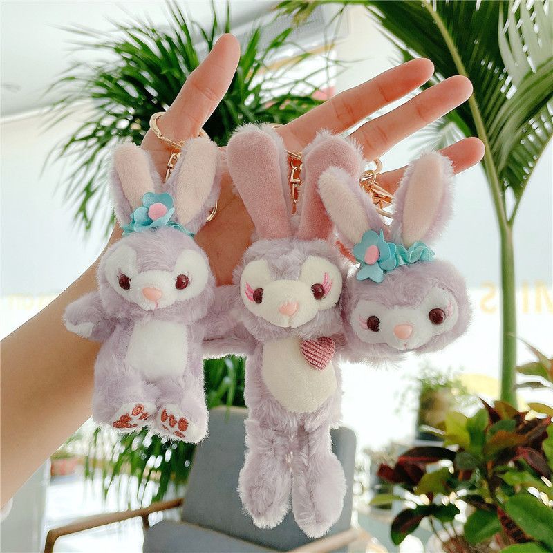 Stella Lou Disney mini little cute soft plush toy furry keychain ...