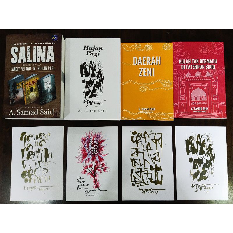 A. Samad Said - Set 4 Buku dan 4 lukisan | Shopee Malaysia