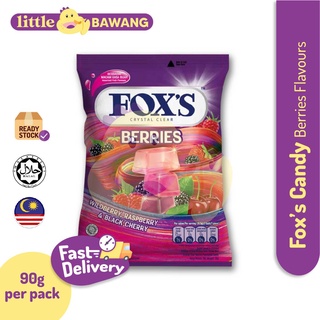 Fox's Candy 90g Fruits Flavour Mint Flavor Berries Flavor Fruity Mints Flavours Crystal Clear ...