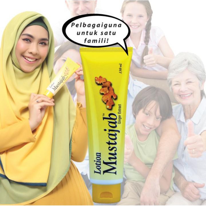 Losyen Mustajab Halia dunia herbs 100% original 130ml | Shopee Malaysia