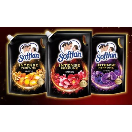 Softlan Intense Perfume Concentrated Fabric Softener Refill Pack 550ml ...
