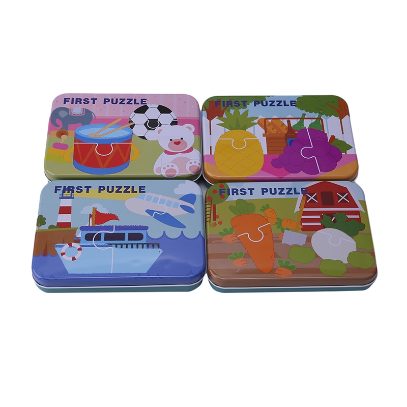 Educational Cartoon Box Cards IQ Test Cognition Puzzle Toys Matching ...
