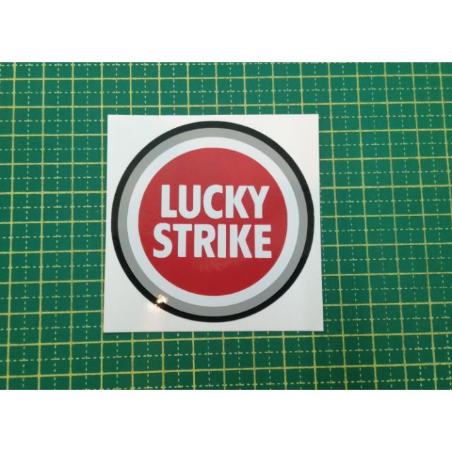 STIKER MOTOR. DECAL STICKER. STIKER LUCKY STRIKE | Shopee Malaysia