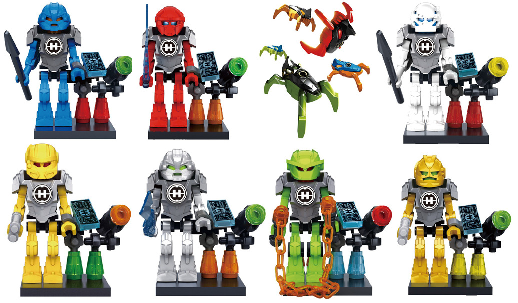 DIY Lego Minifigures Star warrior soldier bionicle hero factory robot ...