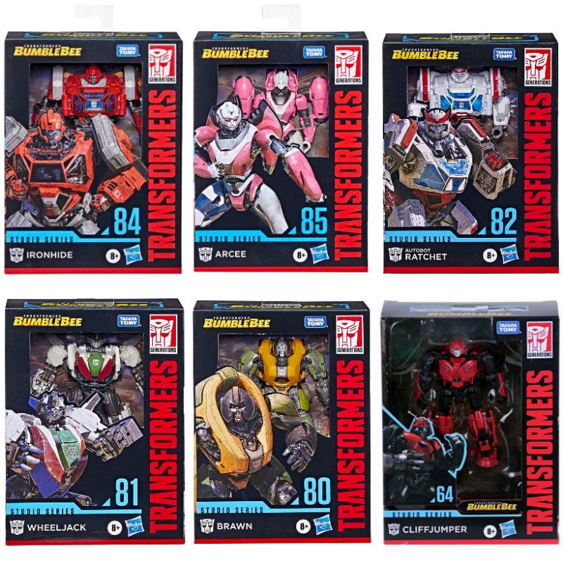 Transformers Studio Series 85 Arcee 84 Ironhide 64 SS64 Cliffjumper 80 ...