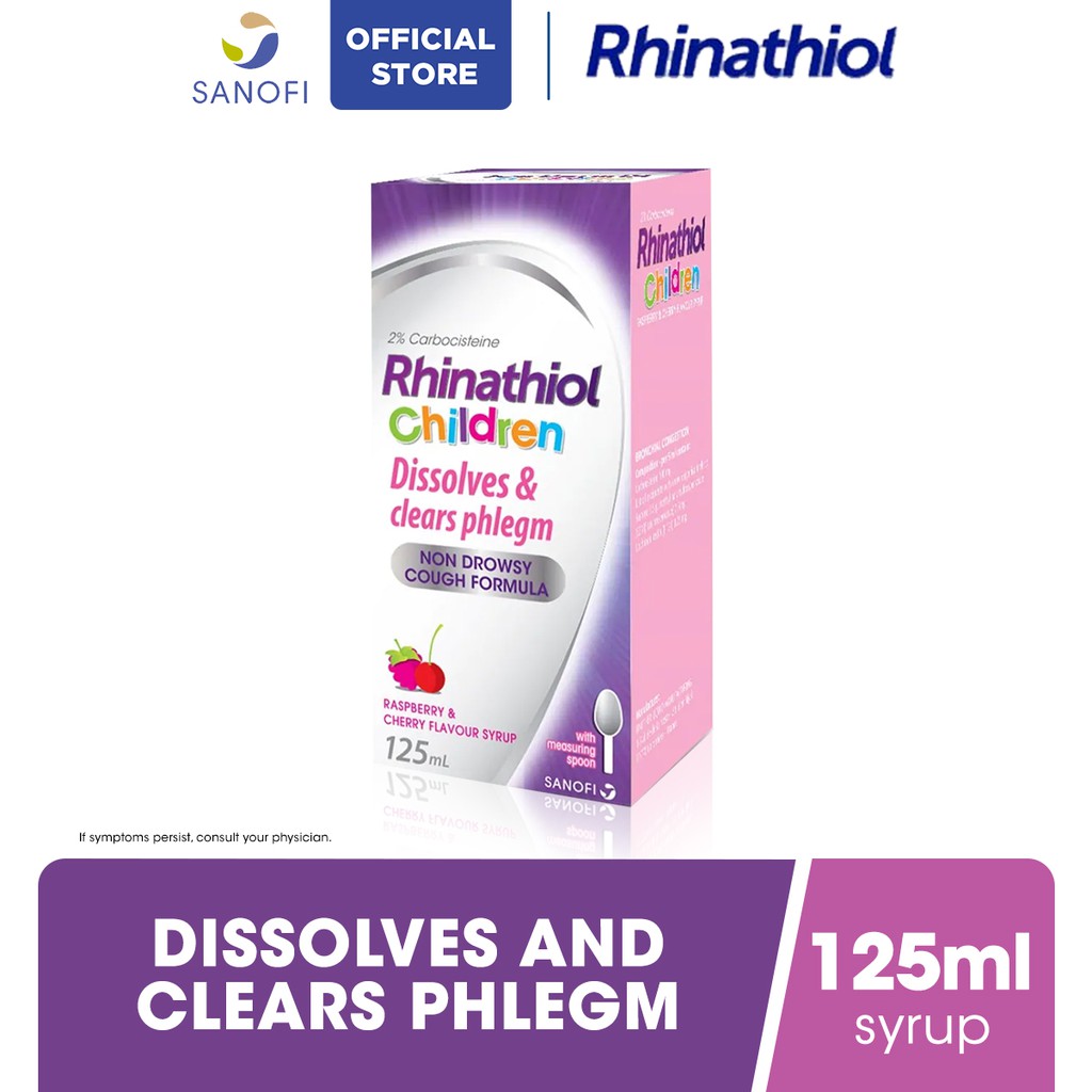 Rhinathiol Cough Relief Children Syrup (125ml) | Shopee Malaysia