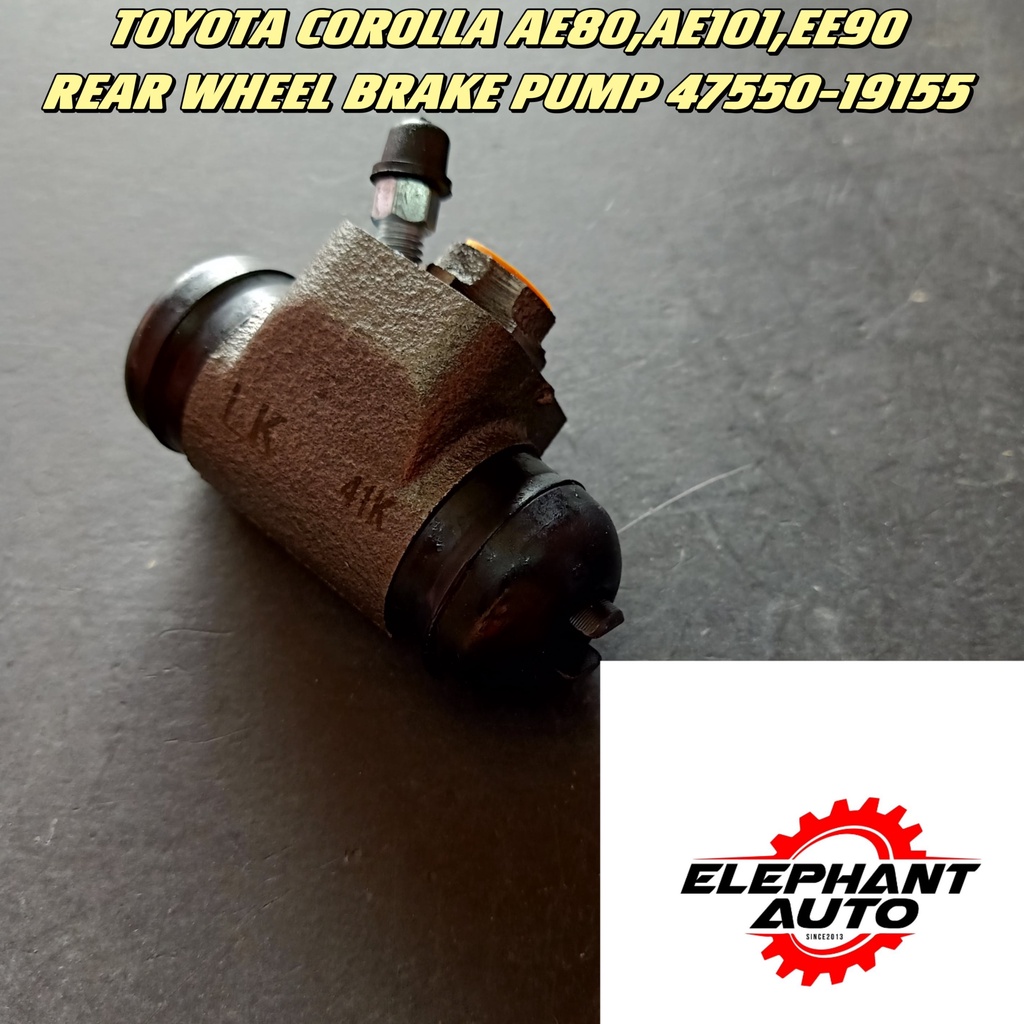 TOYOTA COROLLA AE80,AE101,EE90 REAR WHEEL BRAKE PUMP 47550-19155 ...