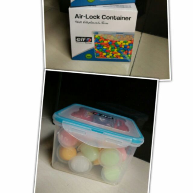 2pcs Air-Lock Container | Shopee Malaysia