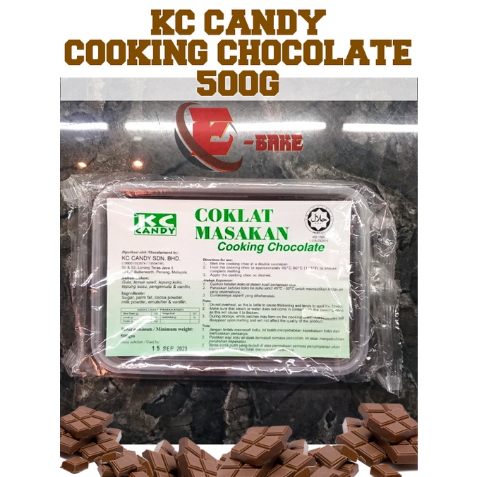 KC CANDY COOKING CHOCOLATE 500G | HALAL | COKLAT MASAKAN KC CANDY 500G | Shopee Malaysia