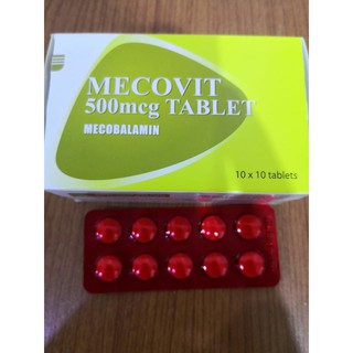 Active Vitamin B12 (Mecobalamin) 500mcg 10s Mecovit/Live-well Mecomin ...