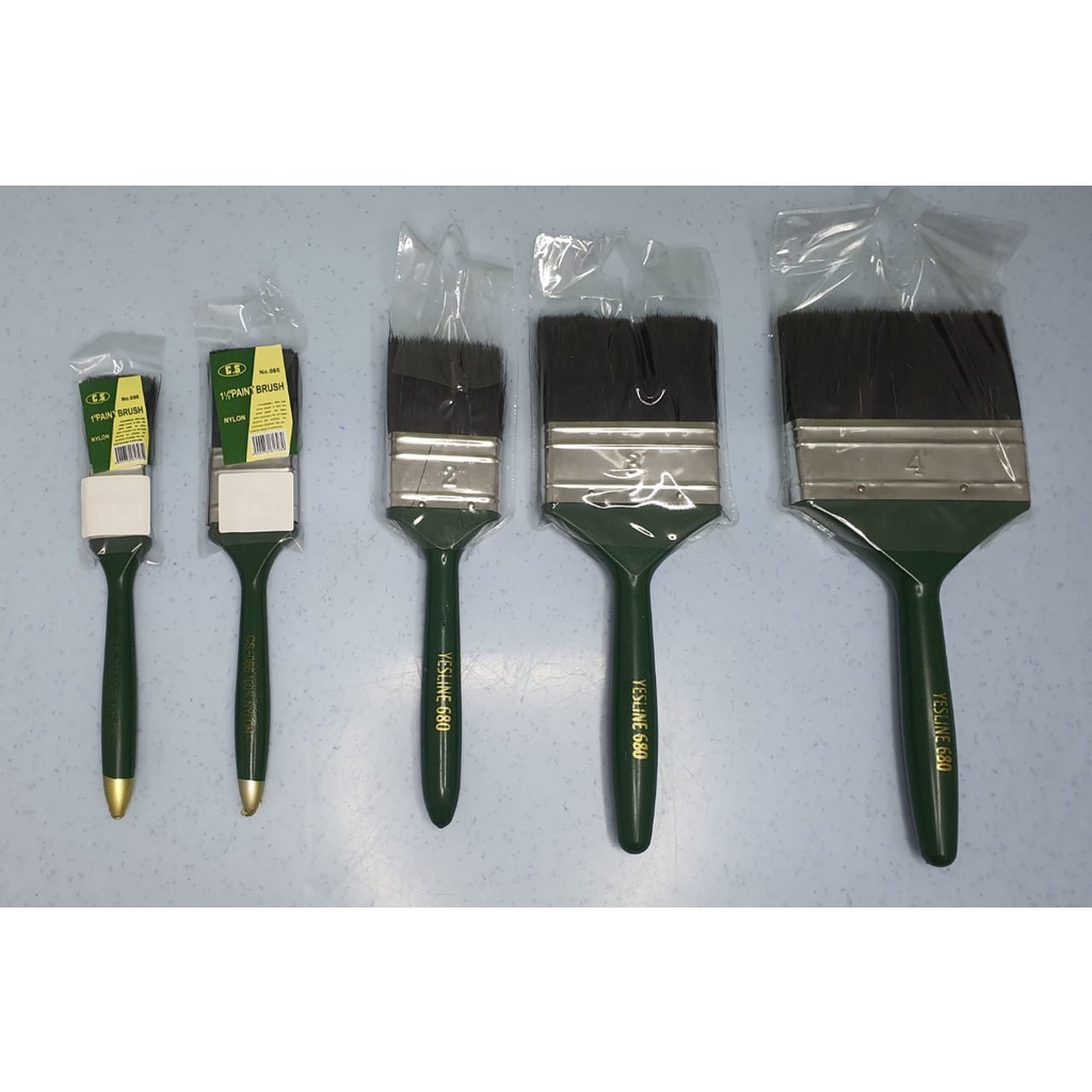 680 PAINT BRUSH (1")(1 1/2")(2")(3")(4") | Shopee Malaysia
