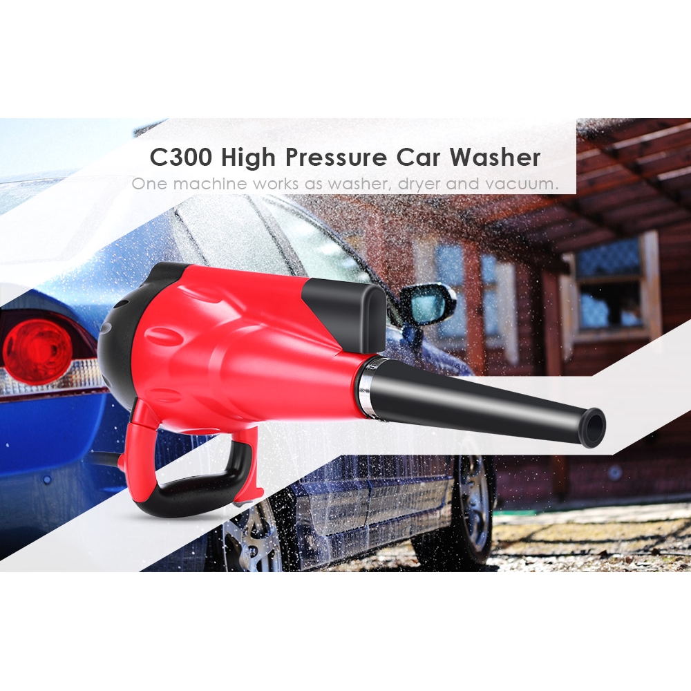 Portable High Pressure Vehicle Car Cleaner Washer Support Drying ...