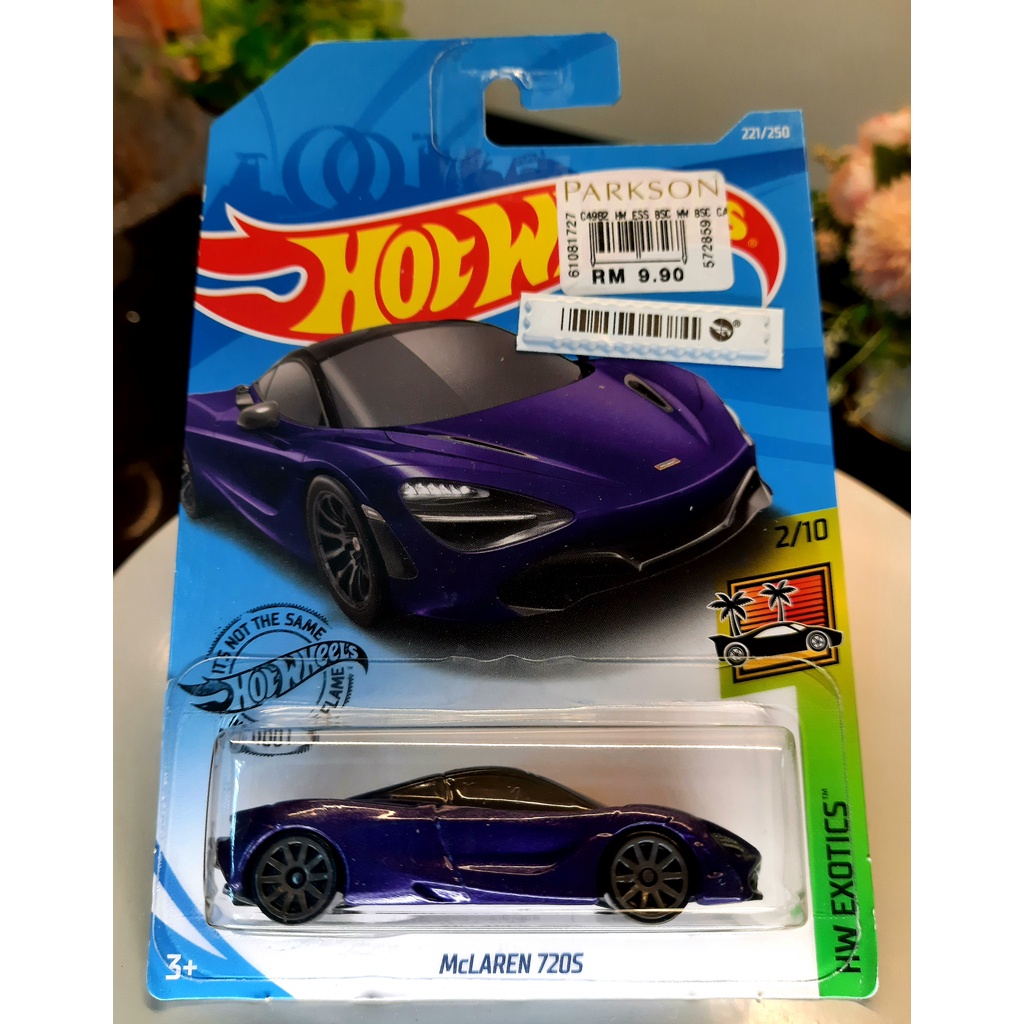 HOT WHEELS - McLAREN 720S (2021, Paris Blue) | Shopee Malaysia