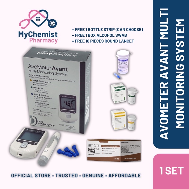 Avometer Avant Multi Monitoring System (Mesin Check Gula / Kolestrol ...