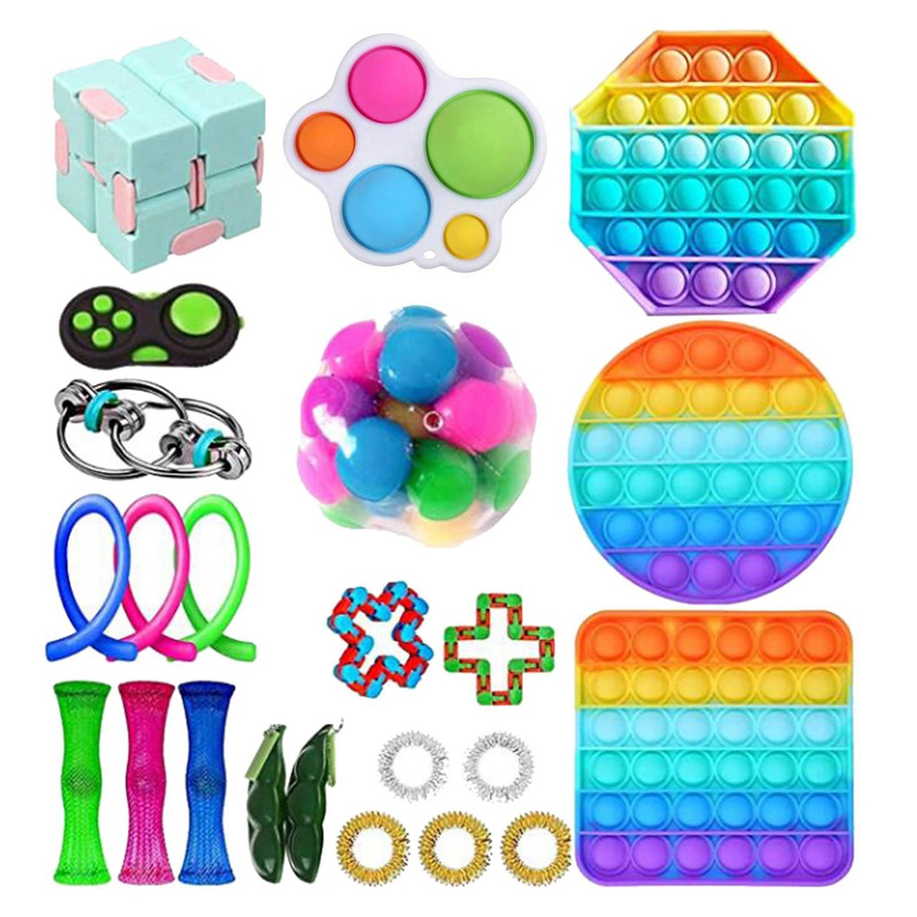 22pc/26pc Creative Children Fidget Toy Set Cheap Sensory Fidget Toys ...