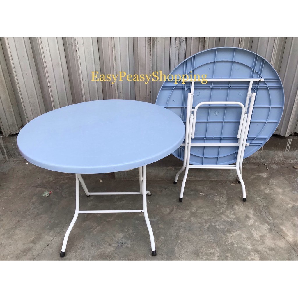 Meja Plastik Bulat /Meja Pasar Malam/ Foldable Plastic Dining Table ...